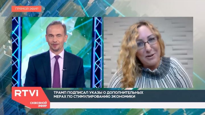 RTVI TV Channel Has Hosted Elina Linderman, La Rusa - La Rusa Tax
